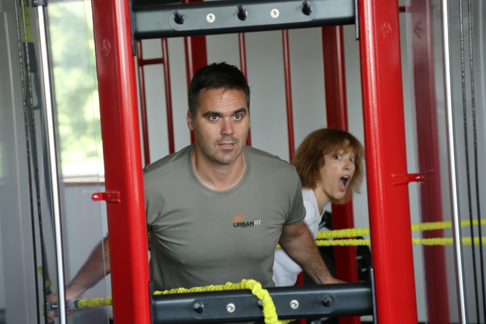 U novootvorenom Fitness studiu Urban Fit vježbaju Hana Hegedušić i ...