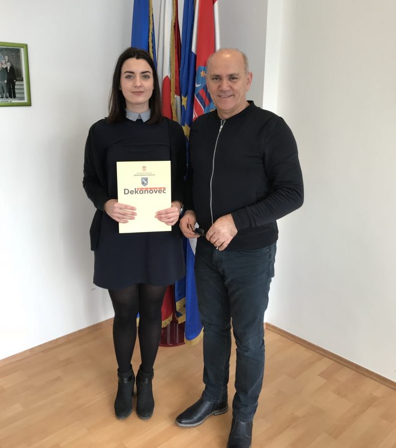Anamaria Mesarek sedma ovogodišnja stipendistica Općine Dekanovec