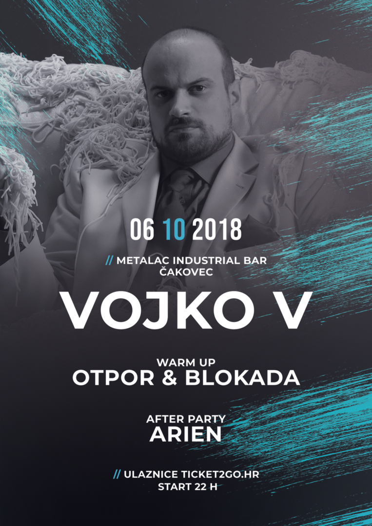 Splitski reper Vojko Vrućina donosi hip hop hitove u čakovečki Metalac!