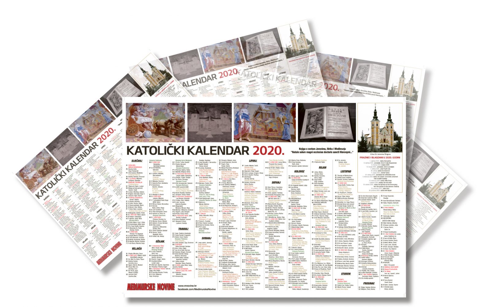 U sutrašnjim novinama čitateljima darujemo katolički kalendar s ...