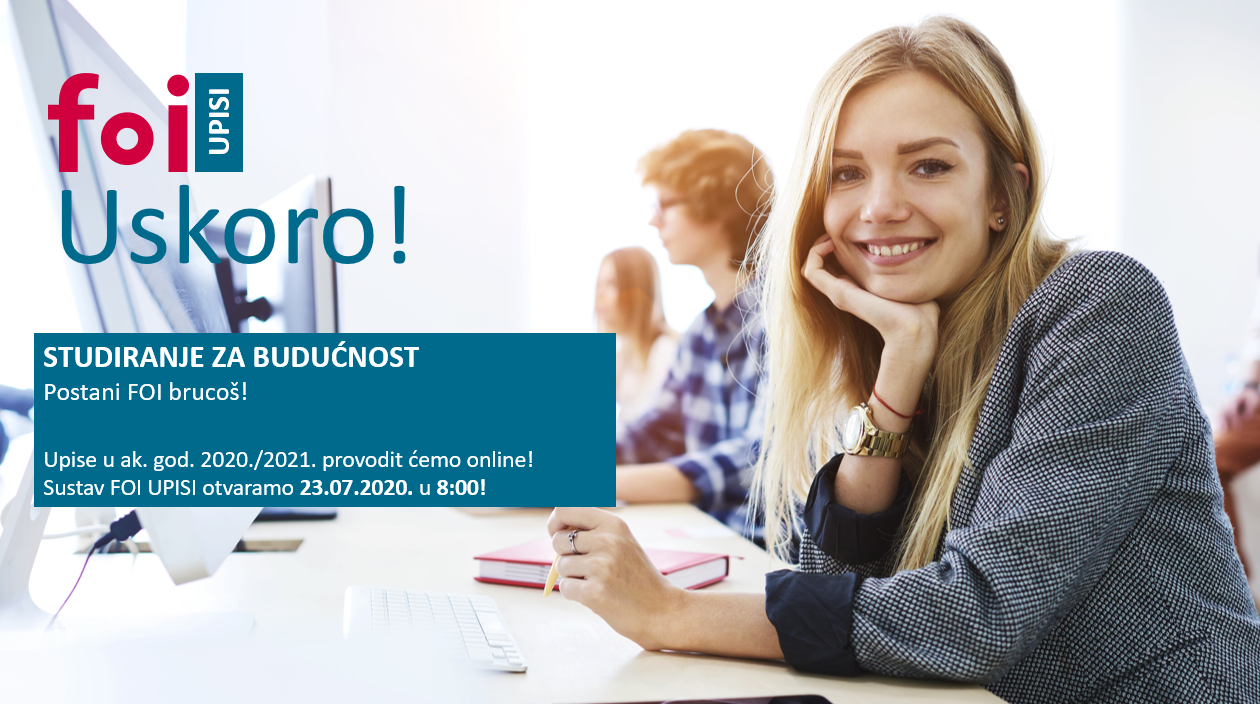 Studenti će FOI upisivati online!