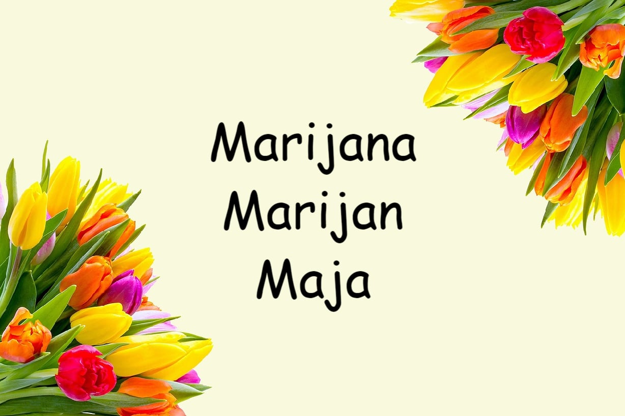 Danas imendan slave Marijana, Marijan i Maja