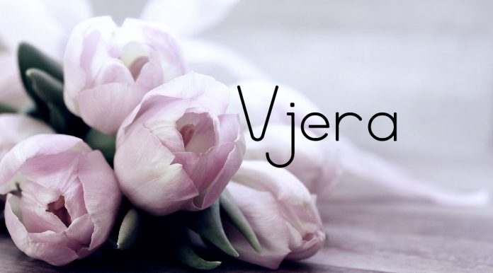 Danas imendan slavi Vjera