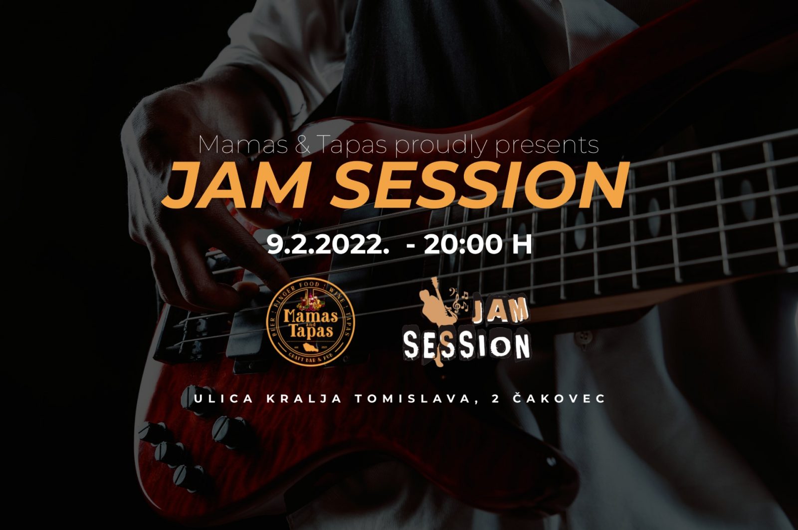 Danas od 20 sati u Mamas&Tapas baru Jam Session!