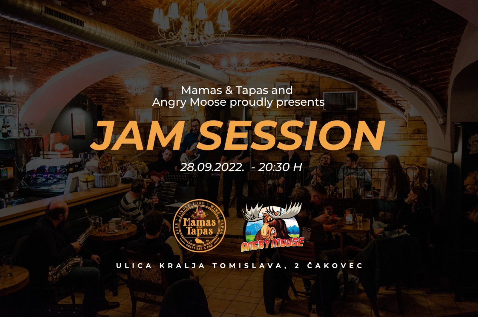 Mamas&Tapas bar poziva vas na današnji Jam Session!