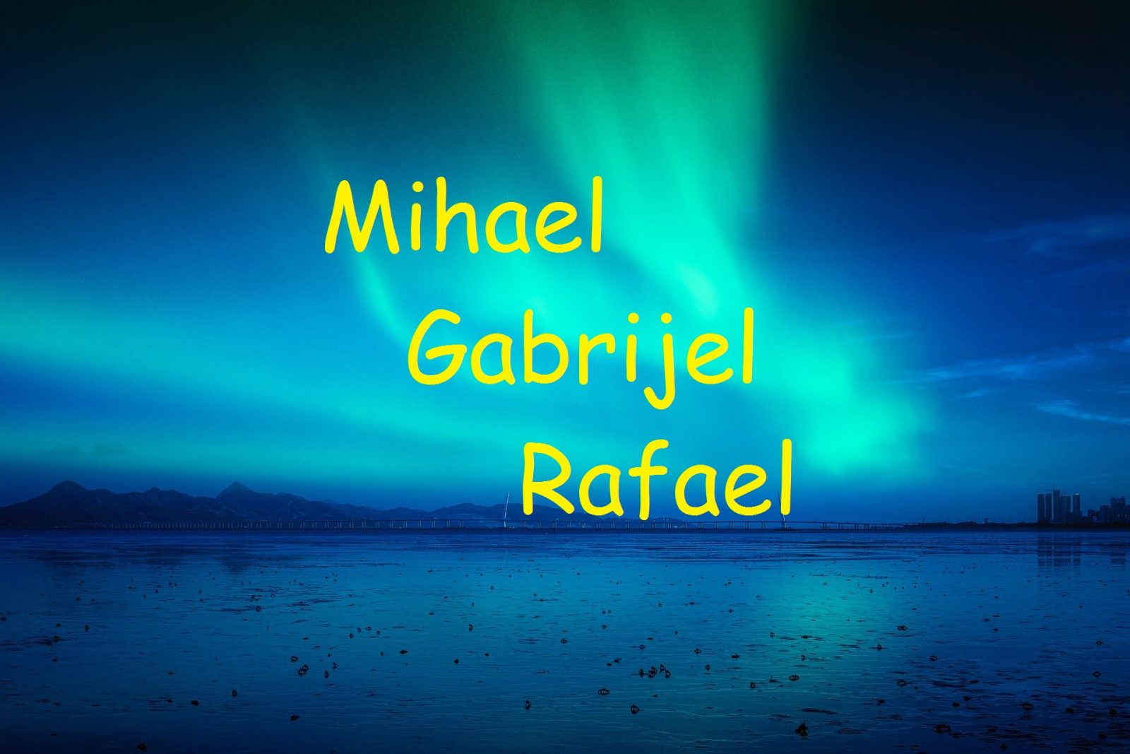 Mihael, Gabriel i Rafael danas imaju imendan