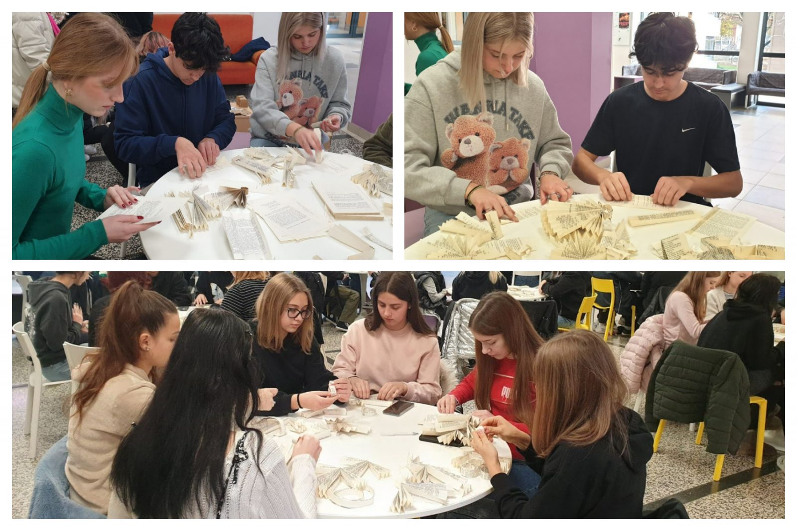 Organizirana je volonterska akcija u kojoj su mladi Međimurci izrađivali božićne ukrase