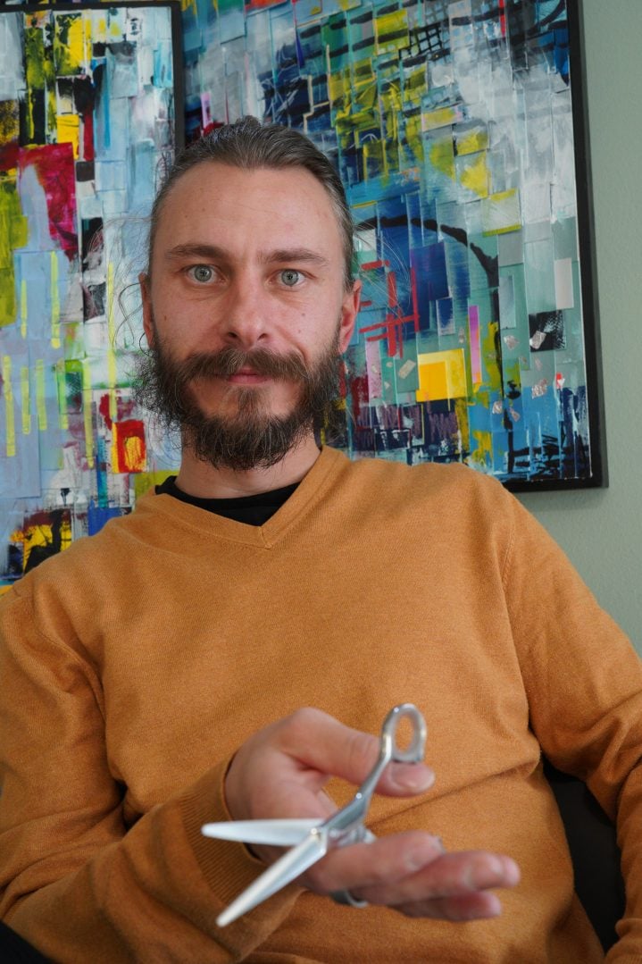 Darko Purić (37) inovativni frizer i slikar iz Čakovca