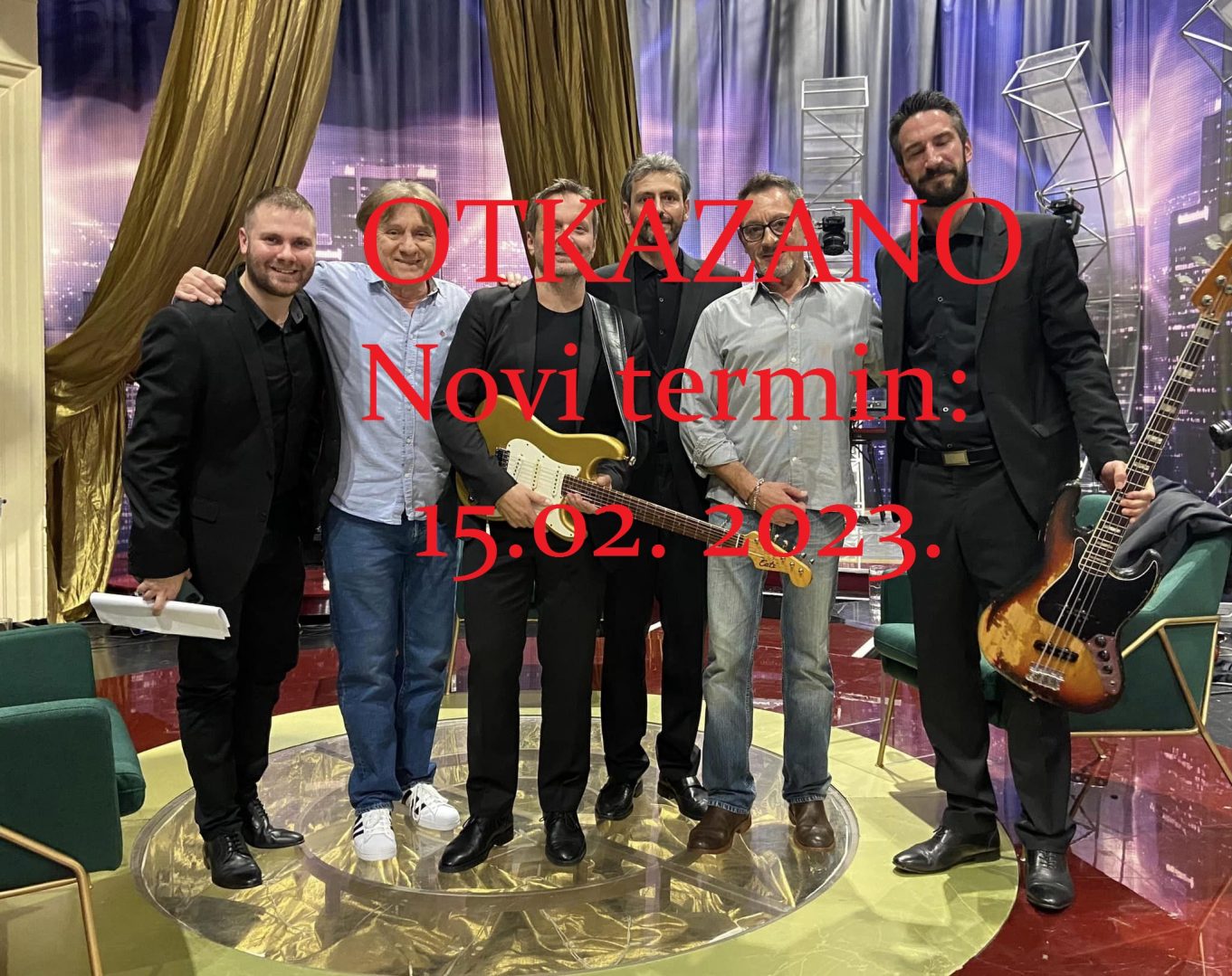 Koncert grupe Neki to vole vruće zbog lošeg vremena seli s Adventa na ...