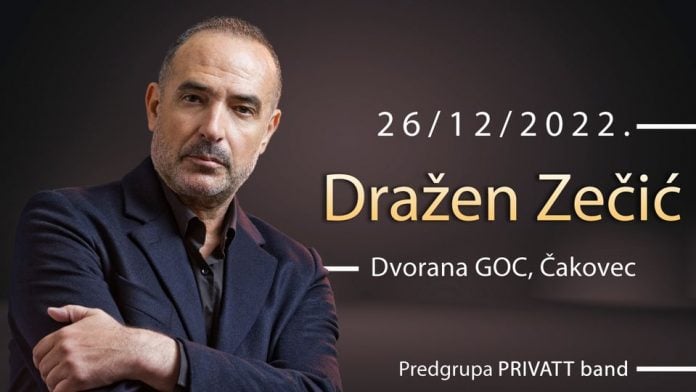 Dražen Zečić na Štefanje u dvorani GOC-a!