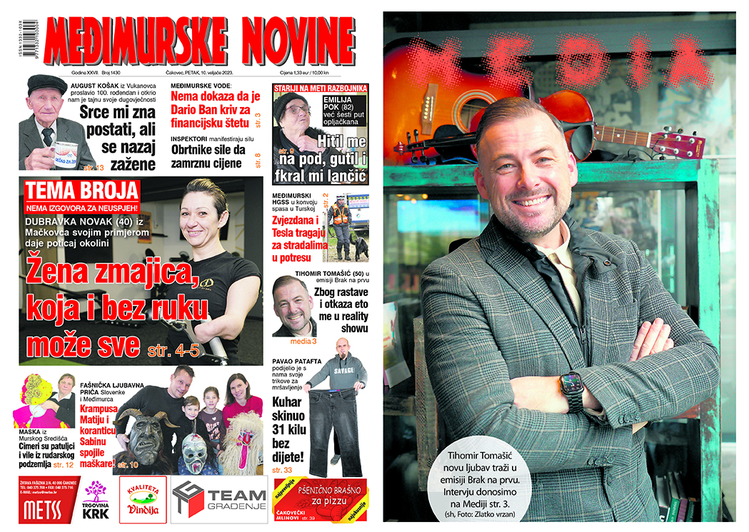 Za sve one koji žele znati više od drugih i ovaj tjedan petak je dan za nove Međimurske novine ...