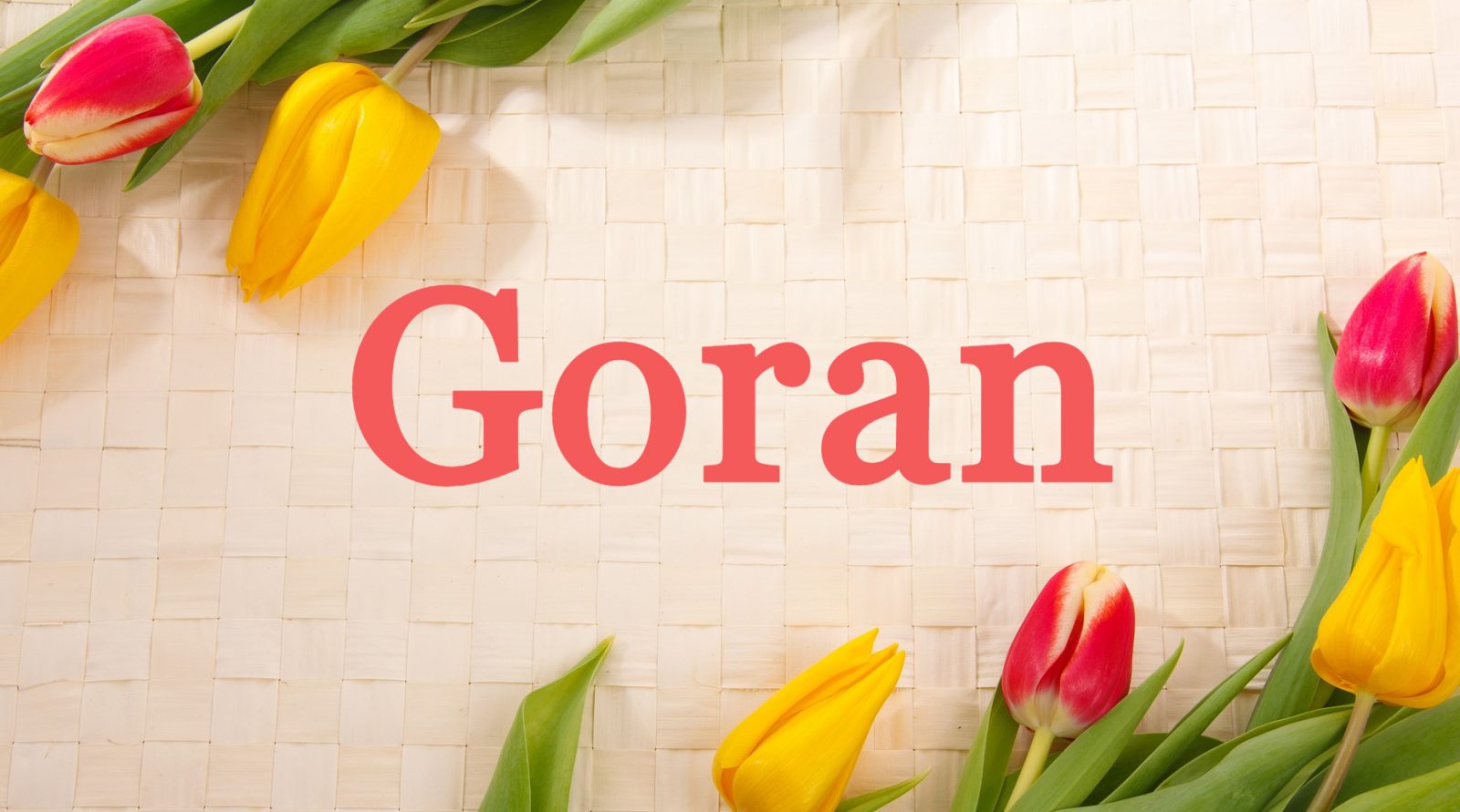 Imendan danas slavi Goran