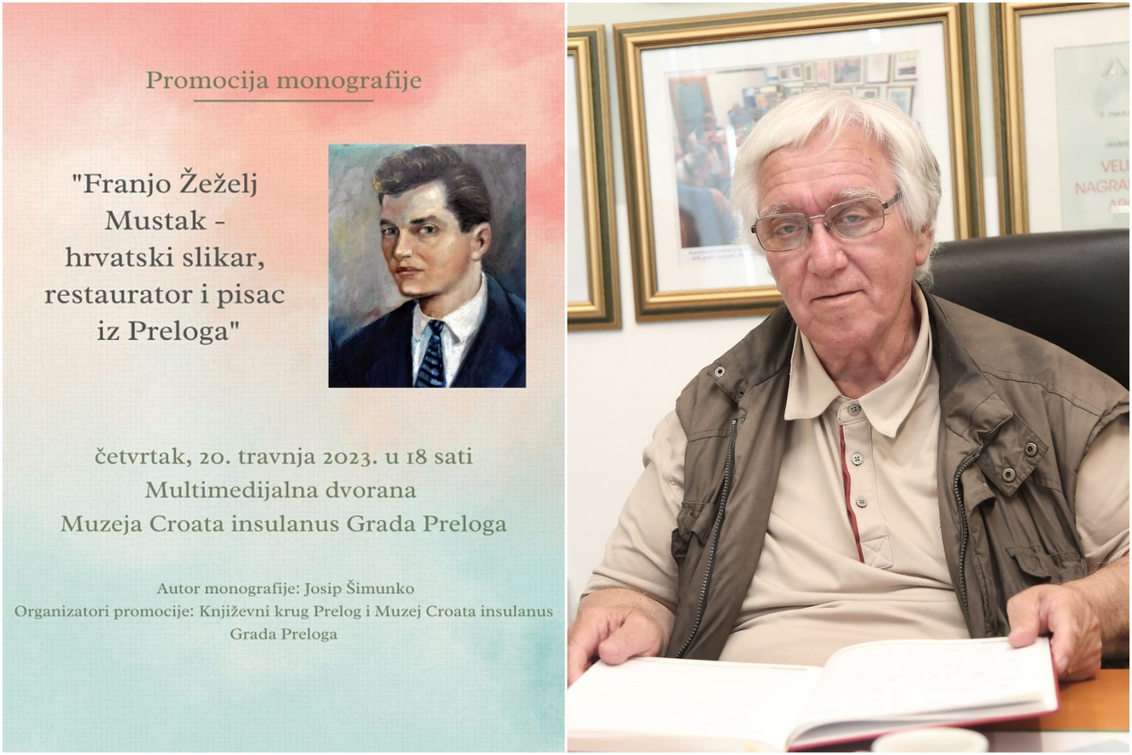 Prelog: U četvrtak promocija monografije Franjo Žeželj Mustak autora ...