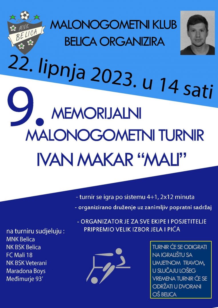 Za praznik memorijalni malonogometni turnir "Ivan Makar-Mali"