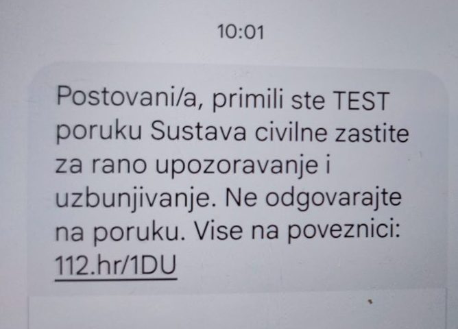 I Međimurcima stižu stižu SMS poruke
