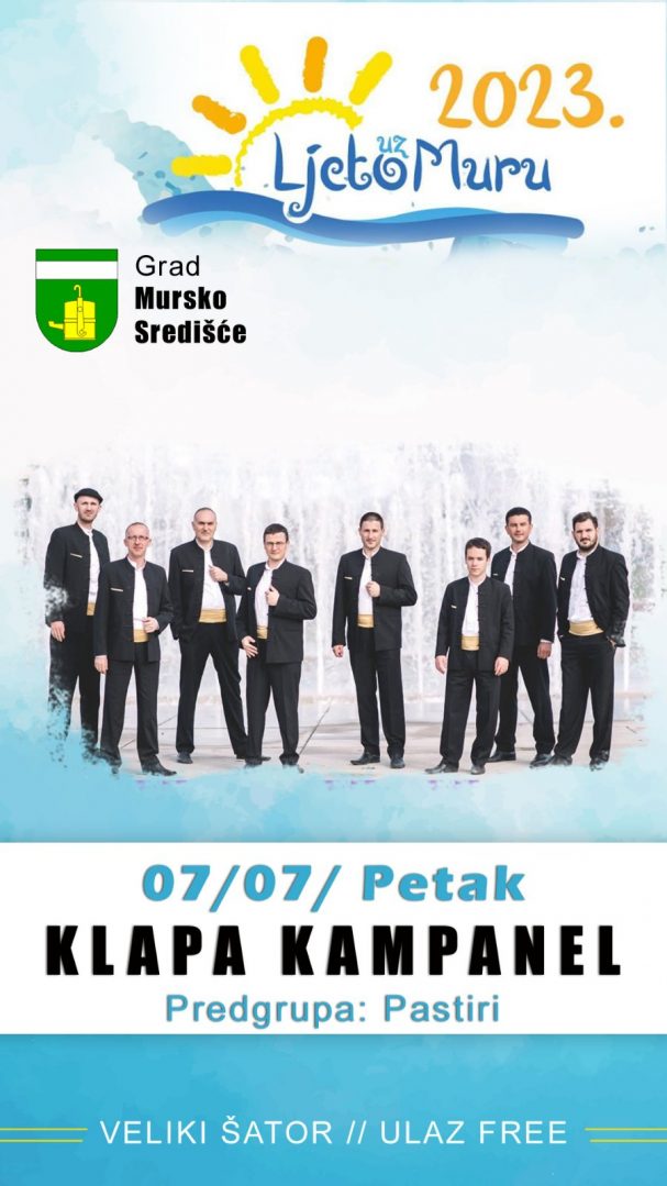 Koncert klape Kampanel u petak na šetnici uz Muru