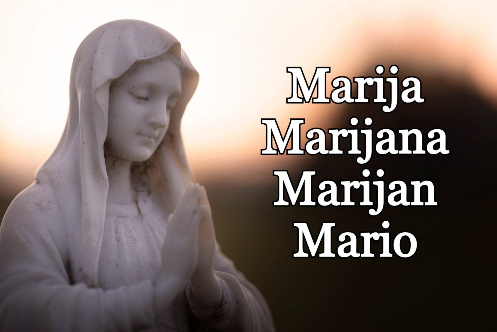 Danas je blagdan Velike Gospe: Imendan slave Marija, Marijana, Marijan ...