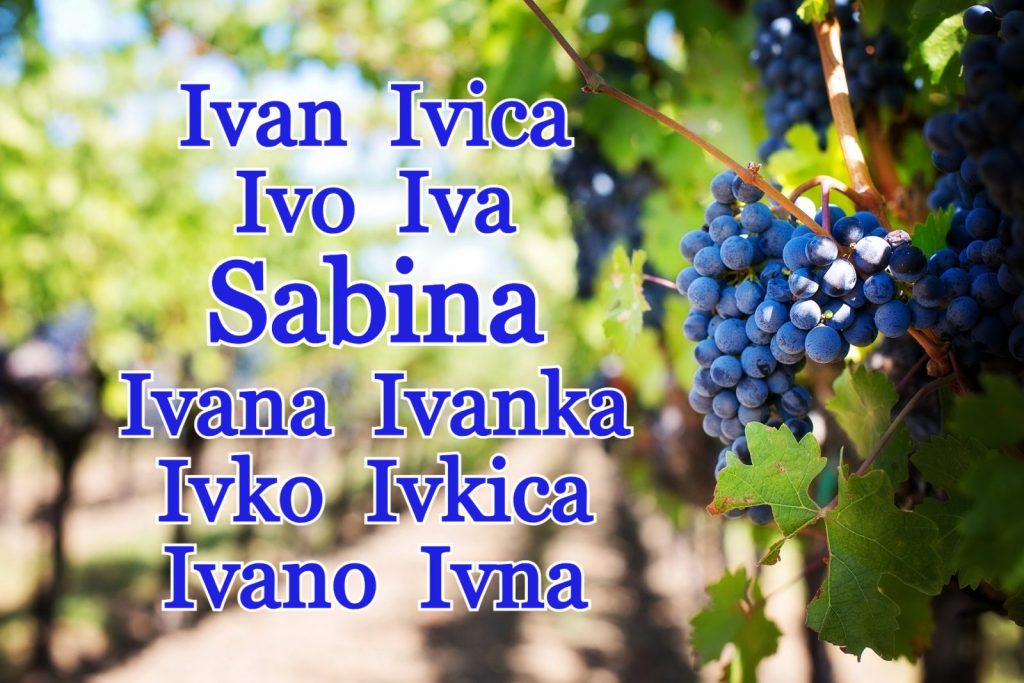 Danas je njihov dan: Imendan slave Sabina, Ivan, Ivica, Ivo, Iva, Ivana, Ivanka, Ivko, Ivkica ...