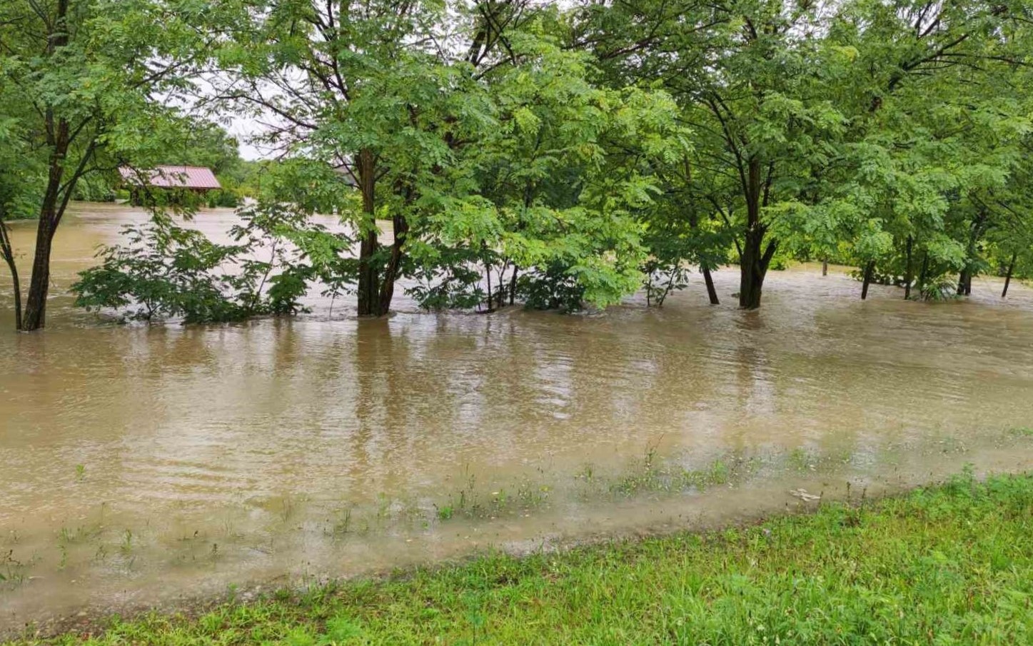 Stari tok rijeke Drave poplavio vikendice u Donjem Vidovcu
