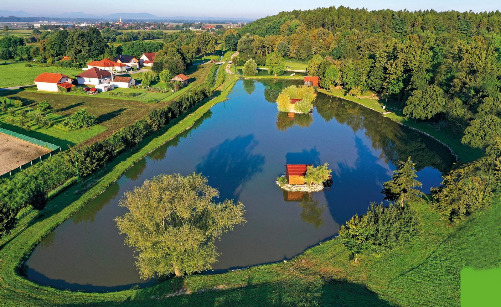 Ribnjak Bernarda Črečan: Opustite se ili osjetite adrenalin uz vodu, a ...