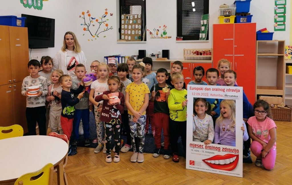 Mališani Dječjeg vrtića Kotoriba uče o zdravlju zubi od najmlađih dana
