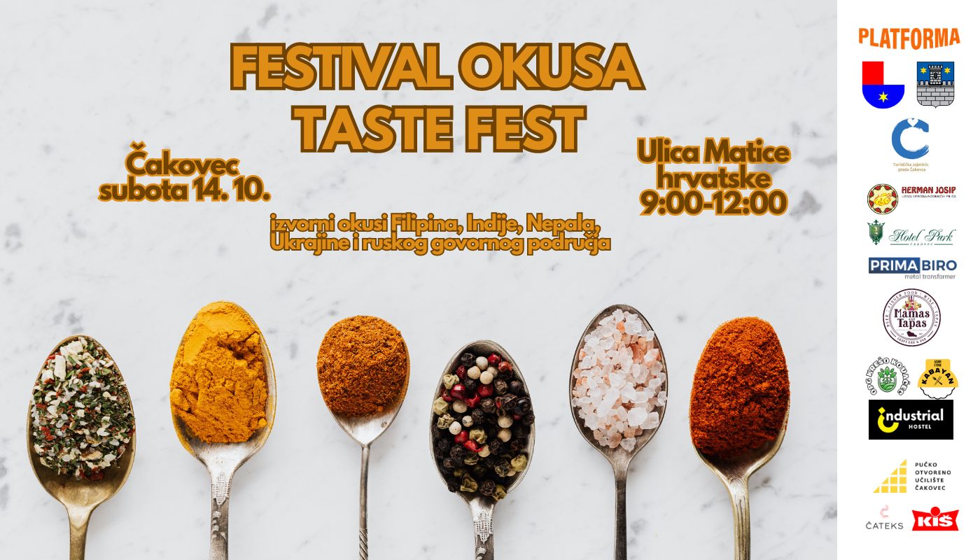 Čakovec 14. listopada: Festival okusa – Taste Fest donosi izvorne okuse ...