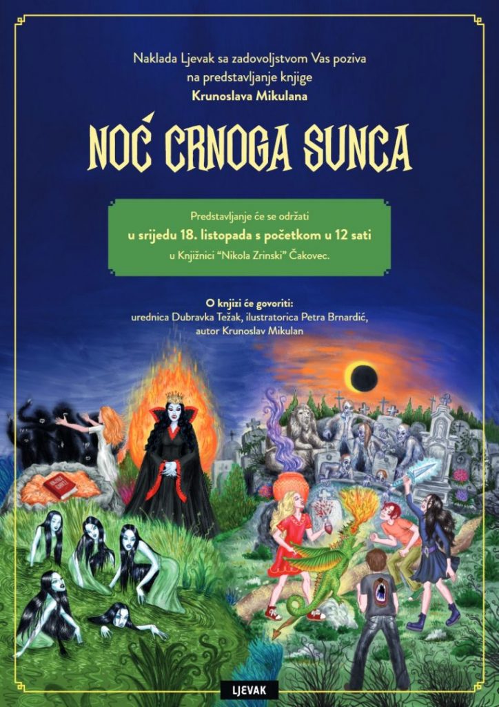 Promocija novog romana Krunoslava Mikulana u čakovečkoj Knjižnici 18. listopada