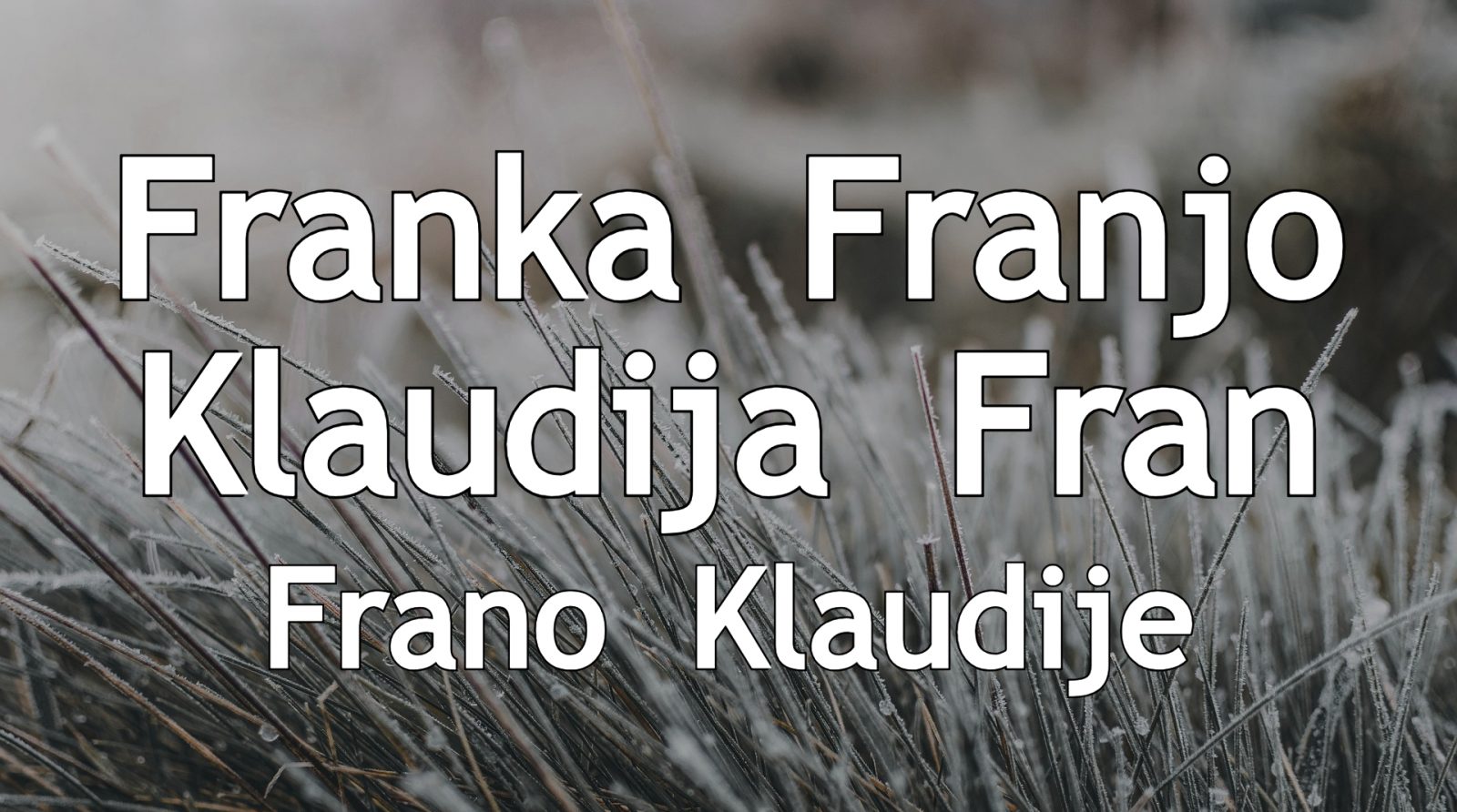 Danas je njihov dan: Imendan slave Franjo, Fran, Frano, Franka, Klaudija i Klaudije