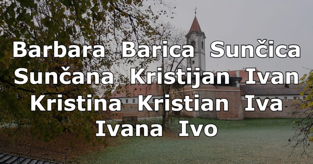 Imendan danas slave Barbara, Barica, Sunčica, Sunčana, Kristijan ...