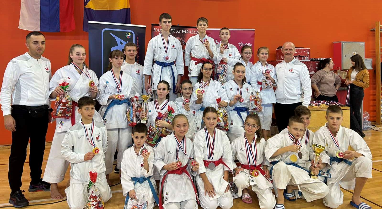 Karate centar Šenkovec najuspješniji klub na natjecanju u Varaždinu