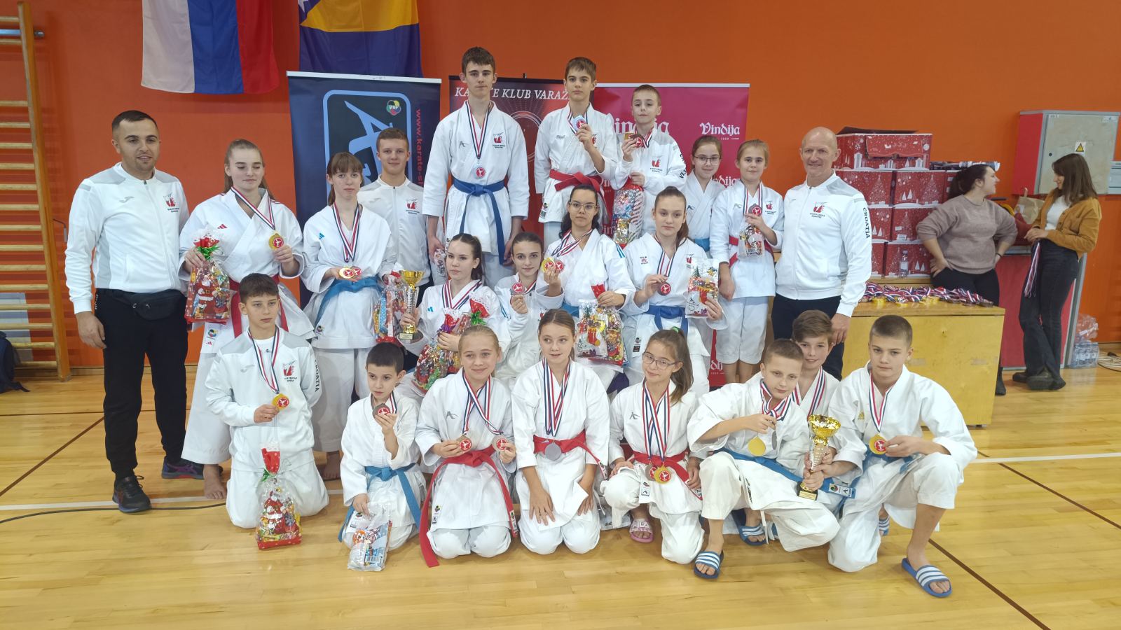 Karate centar Šenkovec najuspješniji klub na natjecanju u Varaždinu