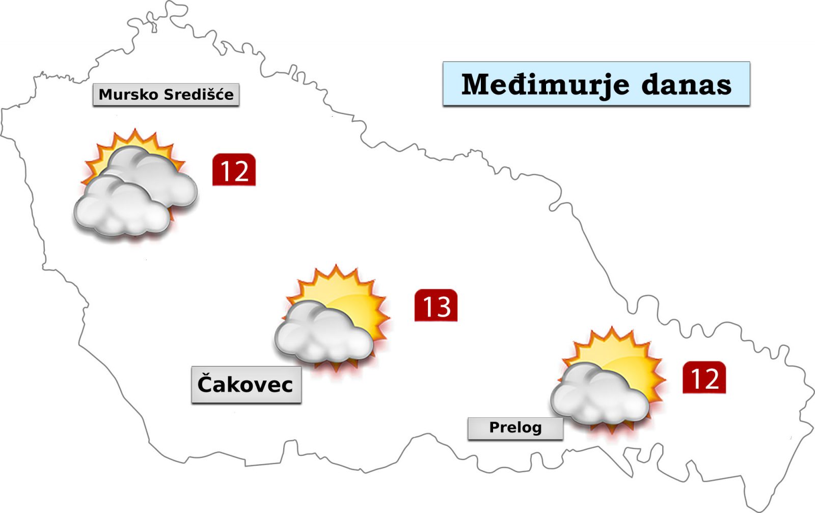 Vremenska prognoza: postupna promjena vremena