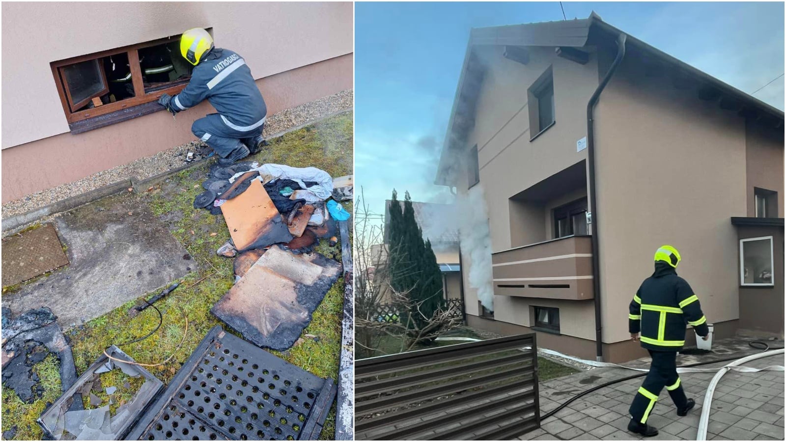 U Dunjkovcu gorjela kuća, vatrogasci brzo reagirali