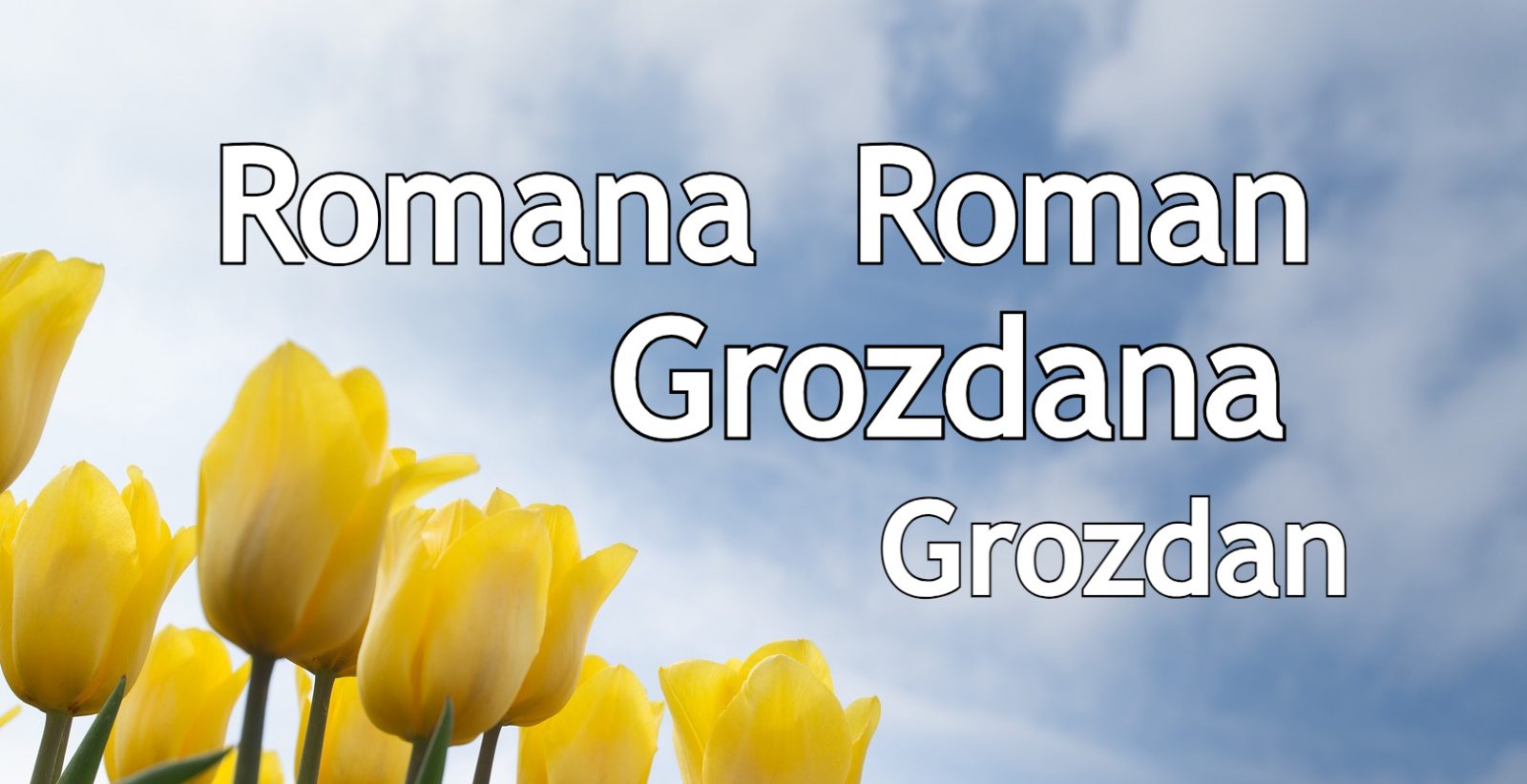 Danas je njihov dan: Imendan slave Romana, Roman, Grozdana i Grozdan