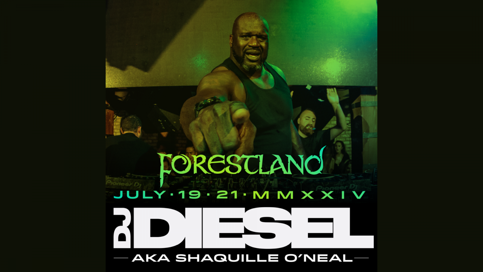Košarkaška legenda Shaquille O'Neil DJ Diesel dolazi na Forestland!