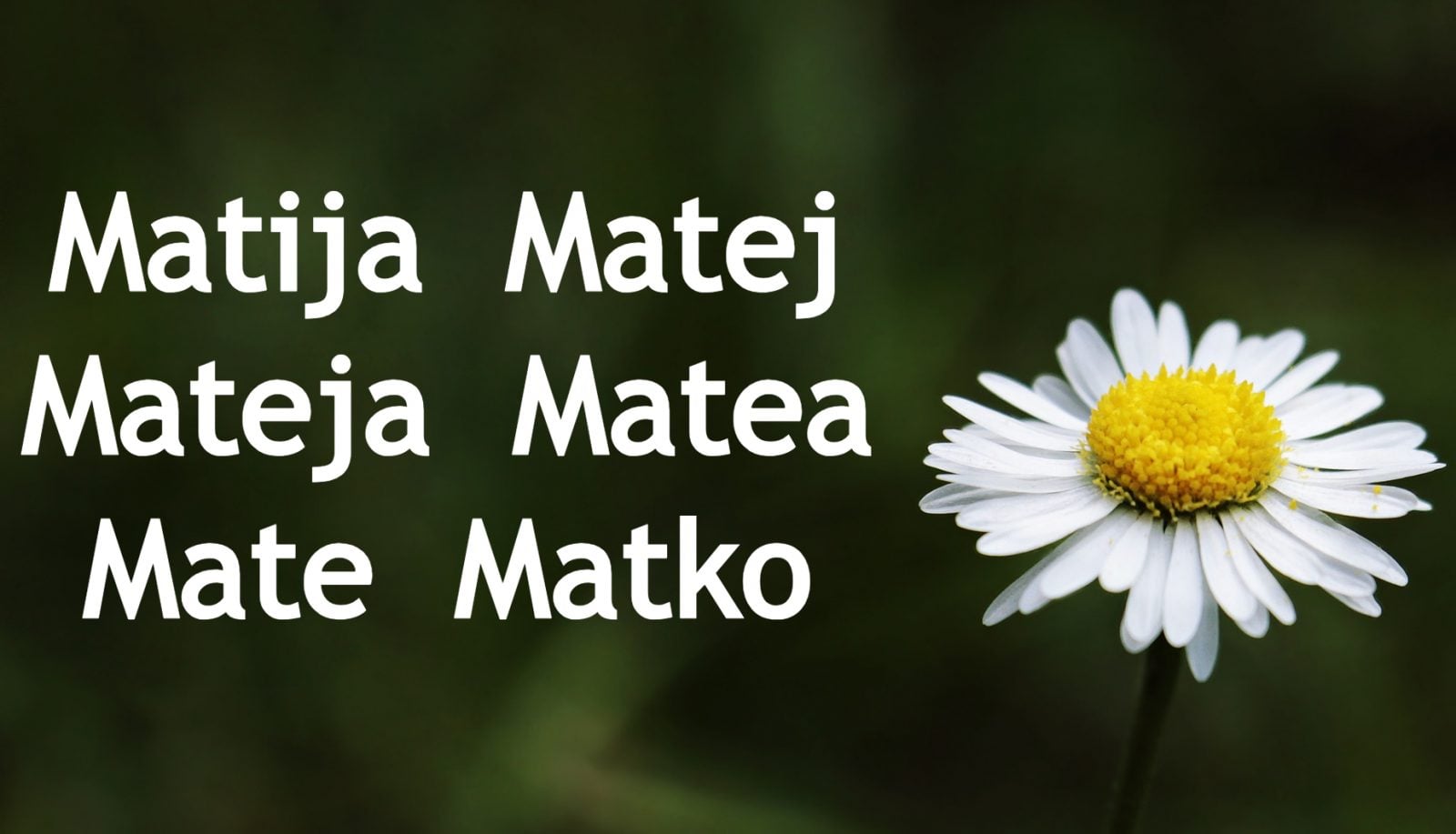 Danas je njihov dan: Imendan slave Matija, Matej, Mateja, Matea, Mate i ...