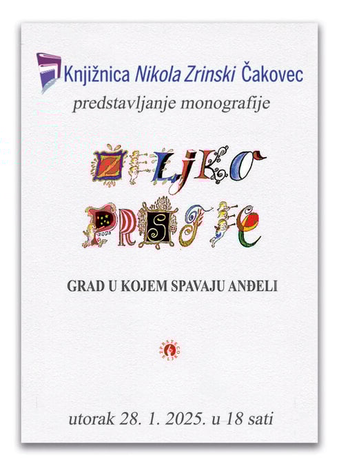 Predstavljanje monografije Željka Prsteca "Grad u kojem spavaju anđeli"